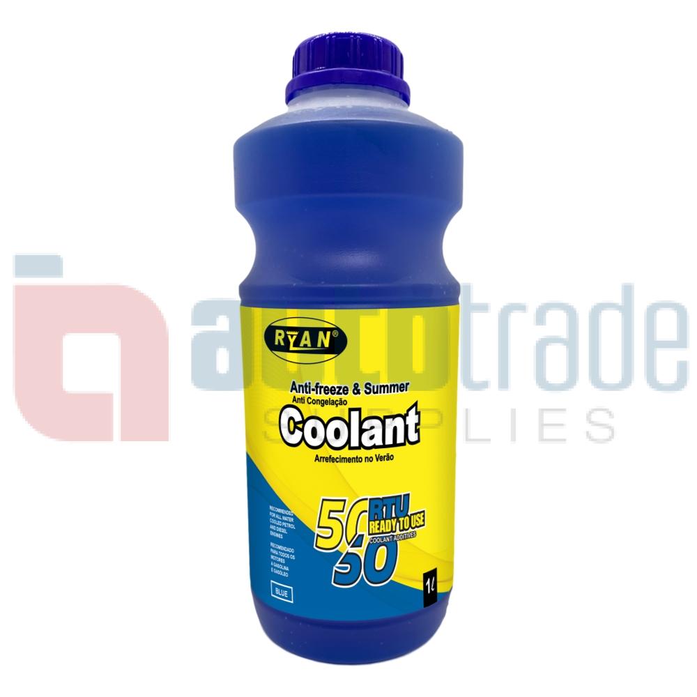 RYAN ANTI-FREEZE RTU BLUE 1L - Auto Trade Supplies