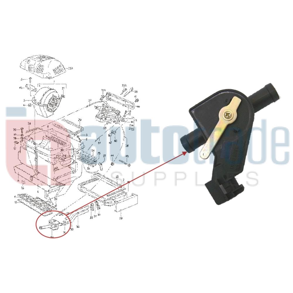 Grumman LLV Parts Heater Control Valve Replacement For Grumman LLV 1987 ...
