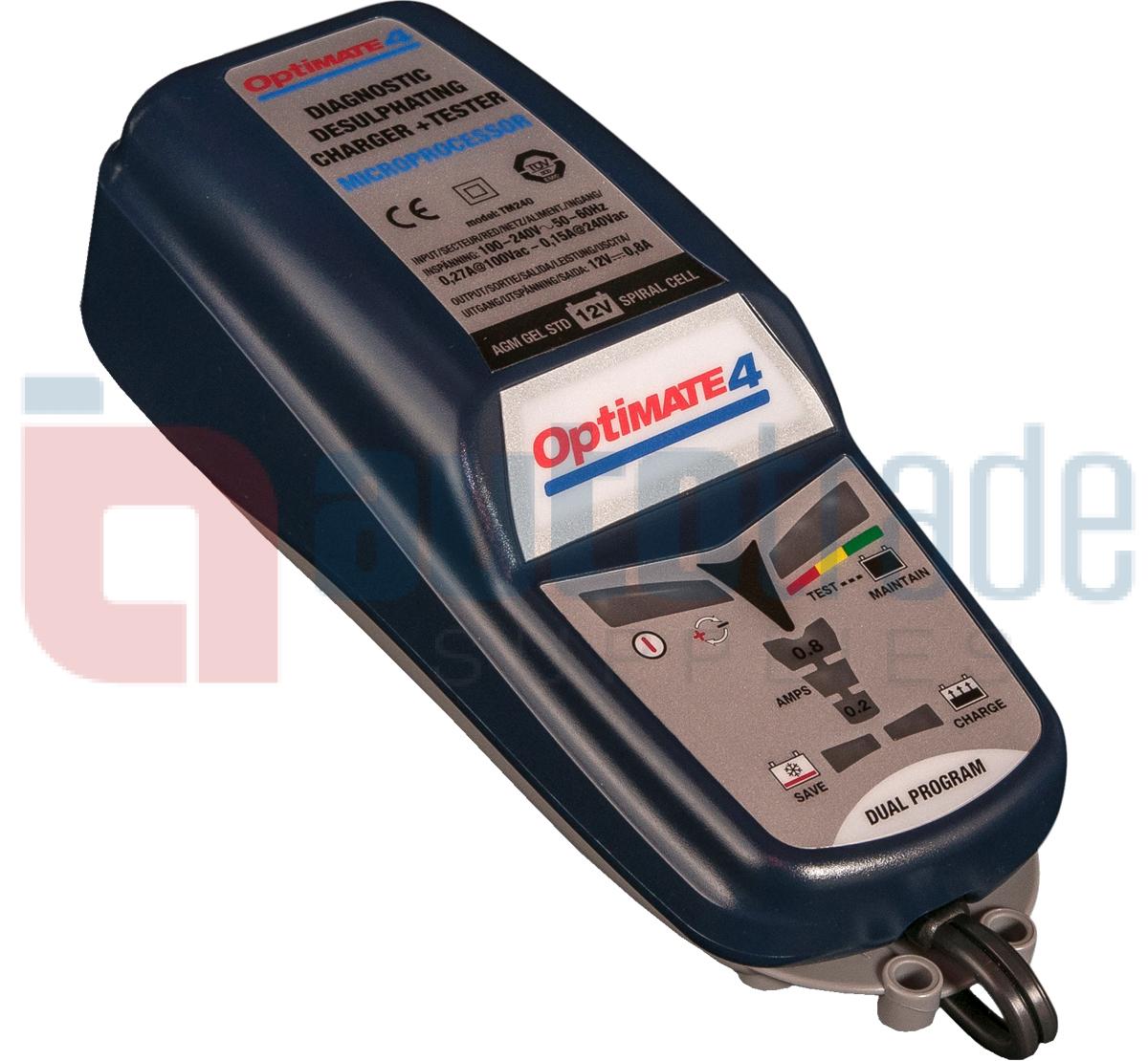 OPTIMATE 4 SMART CHARGER 50AH - Auto Trade Supplies